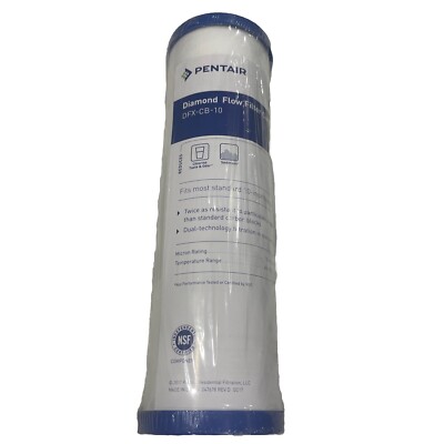 Pentair Diamond Flow Filter Cartridge DFX-CB-10 | eBay