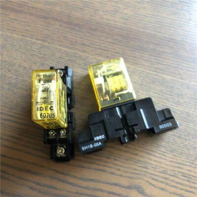 RH1B-U DC24V Intermediate Relay 10A 240VAC w/SH1B-05A Relay Socket x 1 ...