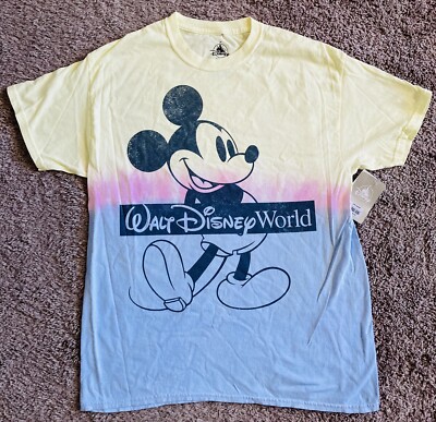 Mickey Mouse Classic Gradient Tie-Dye T-Shirt for Adults Walt Disney ...