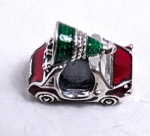 Authentic Pandora Charm, Festive Car and Christmas Tree, #792358C01 | eBay