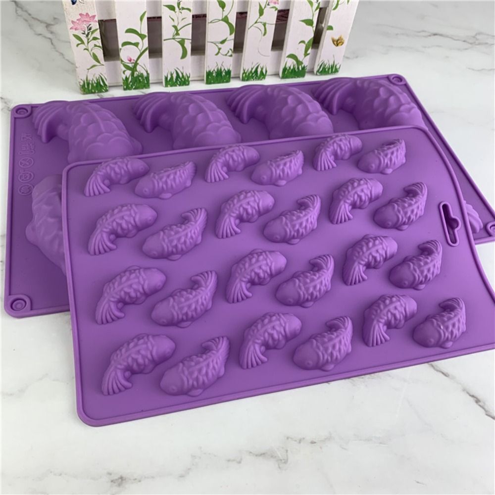 Silicone Fish Shape Cake Mould Fish Shape Goldfish Mold for Baking Tool ...