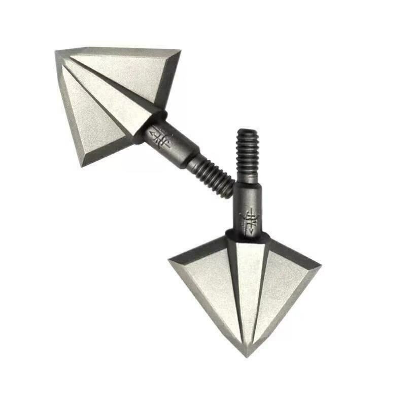 Lot 125/150 Grain Cut 1.1" Unibody Broadheads 2 Fixed Solid Blade ...