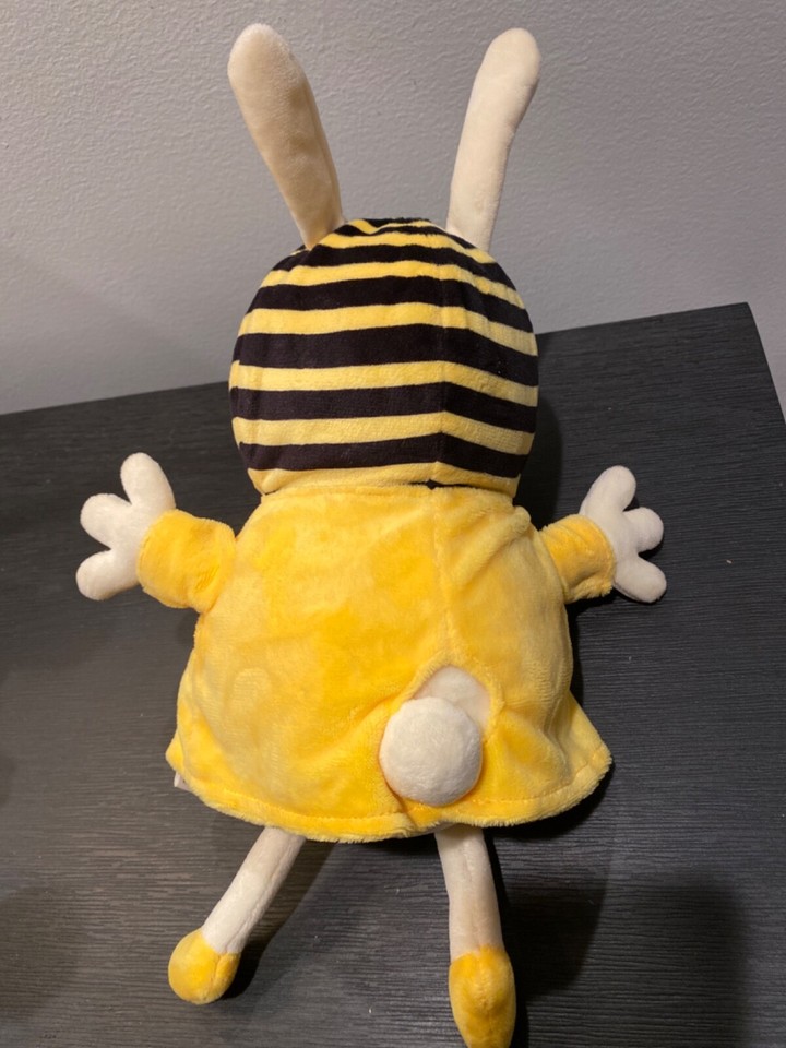 RARE Peppa Pig Rebecca Rabbit in Bee Costume Plush 12 inches | eBay