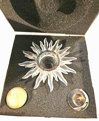 Swarovski Crystal Solaris Candleholder for Votive or Taper Candle NIB ...