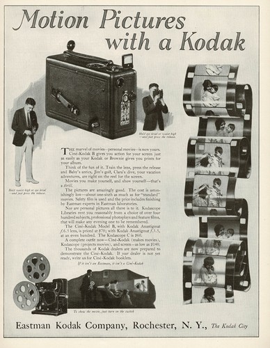 1920s Vintage Kodak Camera Movie Film Photo Print Ad LARGE | eBay