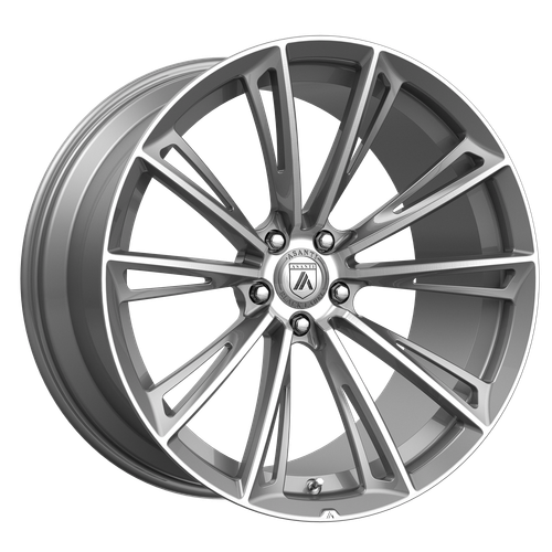 22x9 Asanti Black ABL-30 Corona Titanium Brushed Wheels 5x112 (32mm) Set of 4 | eBay
