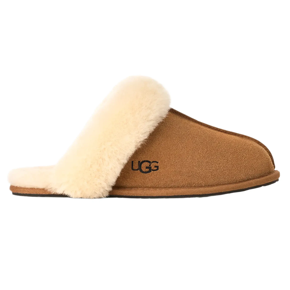 UGG Scuffette II Chestnut Slipper Sheepskin Wool Women's shoes New and ...
