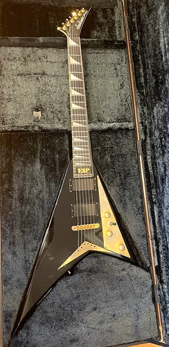 Jackson Stars Randy Rhoads Black EMG Ebony Vintage Rare Guitar 2004 MIJ ...