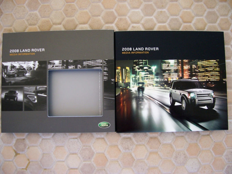 LAND ROVER OFFICIAL LR2 LR3 RANGE ROVER PRESS KIT BROCHURE 2008 USA ...
