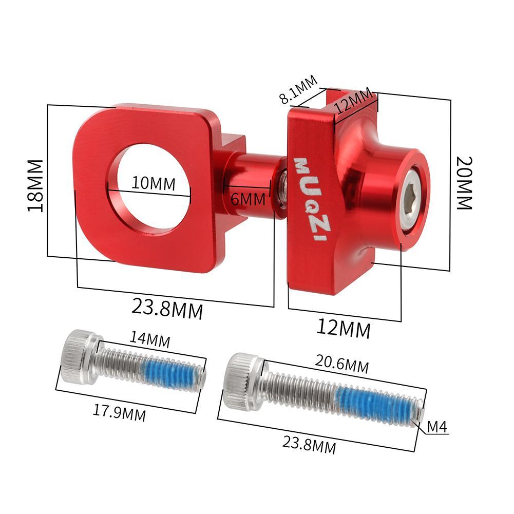 Chain Tensioner DIY Modification Chain Press Cycling Accessories (Red ...