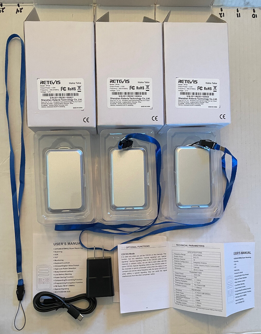 Walkie Talkies Wearable Mini Two-way Communication Device For Adults ...