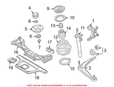Genuine OEM Front Passenger Right Suspension Strut For BMW Z4 2005-2008 ...