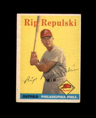 Rip Repulski Signed 1958 Topps Philadelphia Phillies Autograph | eBay