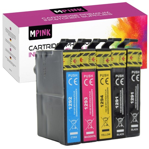XXL Patronen für Epson T1291-T1294 Stylus Office B42WD BX305FW BX925FWD ...