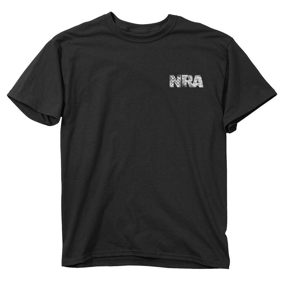 National Rifle Association NRA Grit Distressed American Flag USA Guns ...