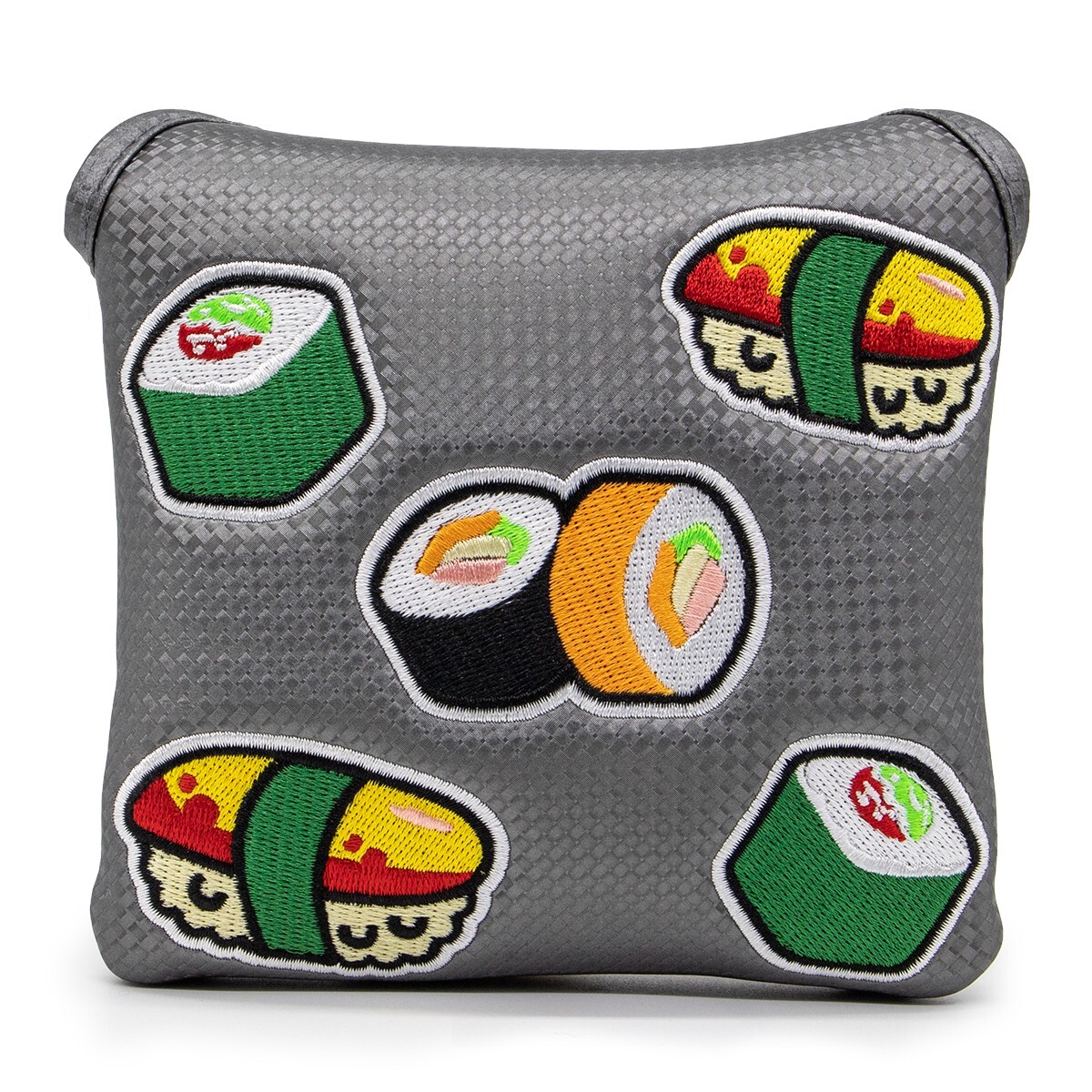 New Premium Food Style Golf Putter Headcover Square Mallet Magnetic ...