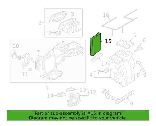 Genuine OEM Cabin Air Filter for Mercedes 2478300800 | eBay