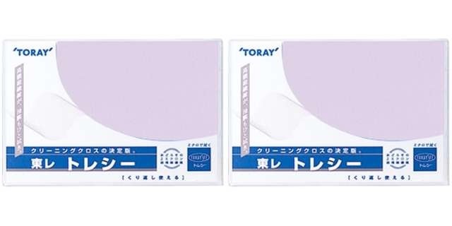 FREE shipping TORAY TORAYSEE Cleaning Cloth 24×24cm 2 sheets set made ...