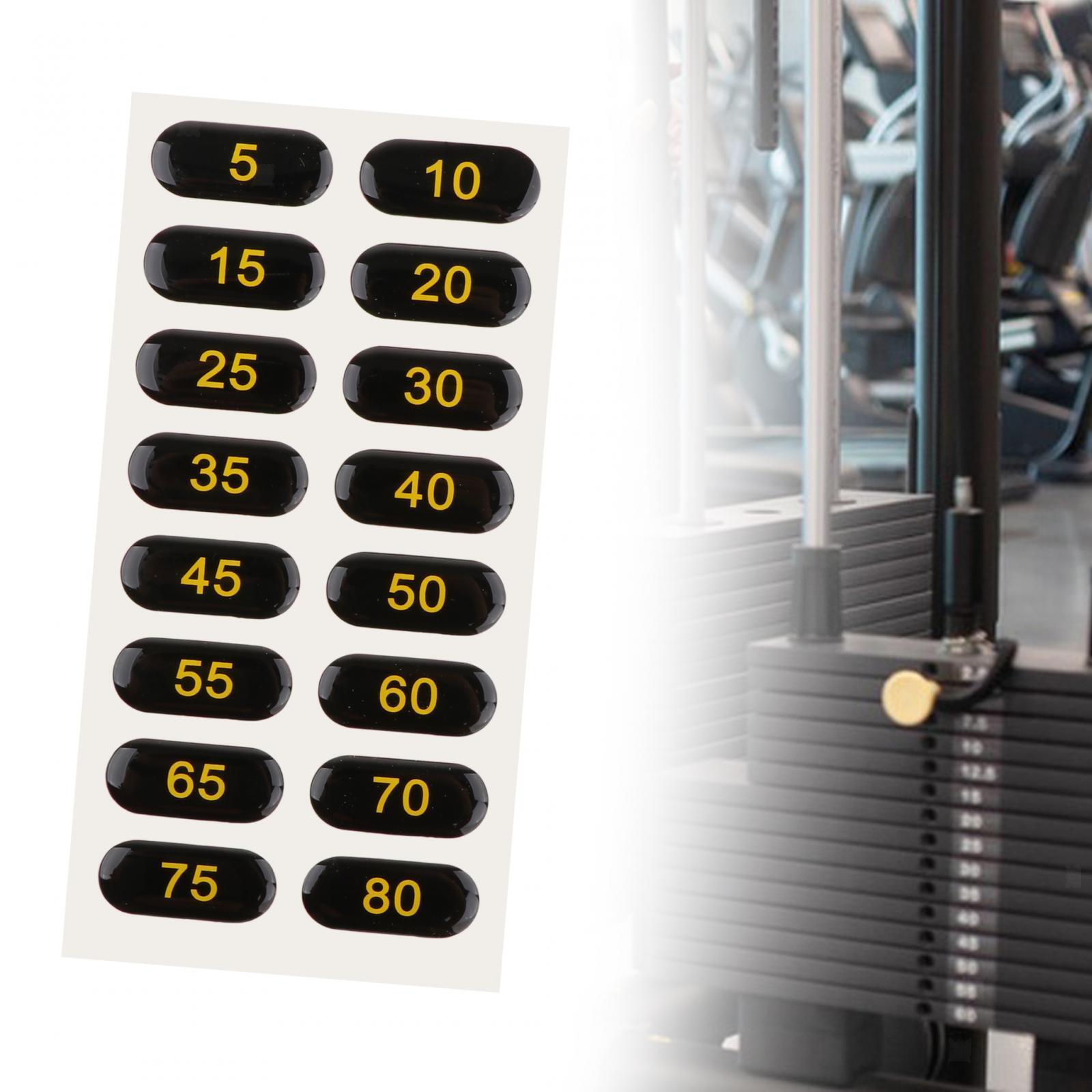 Weight Stickers Classification Weight Stack Labels for Fitness ...