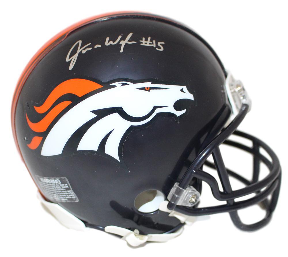 Juwann Winfree Autographed/Signed Denver Broncos Mini Helmet 24297 | eBay