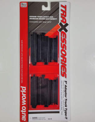 Auto World Track 00178 3" Adapter Track Type-T (2) pieces | eBay