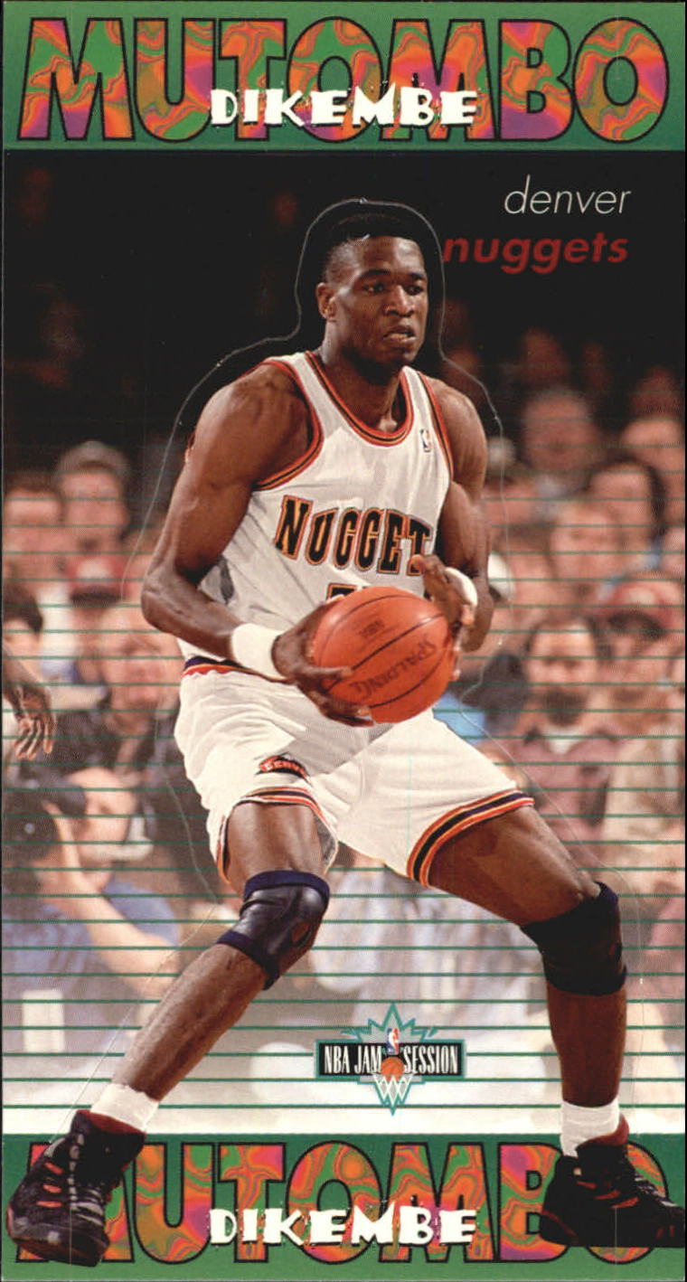 1995-96 Jam Session Pop-Ups Denver Nuggets Basketball Card #20 Dikembe ...