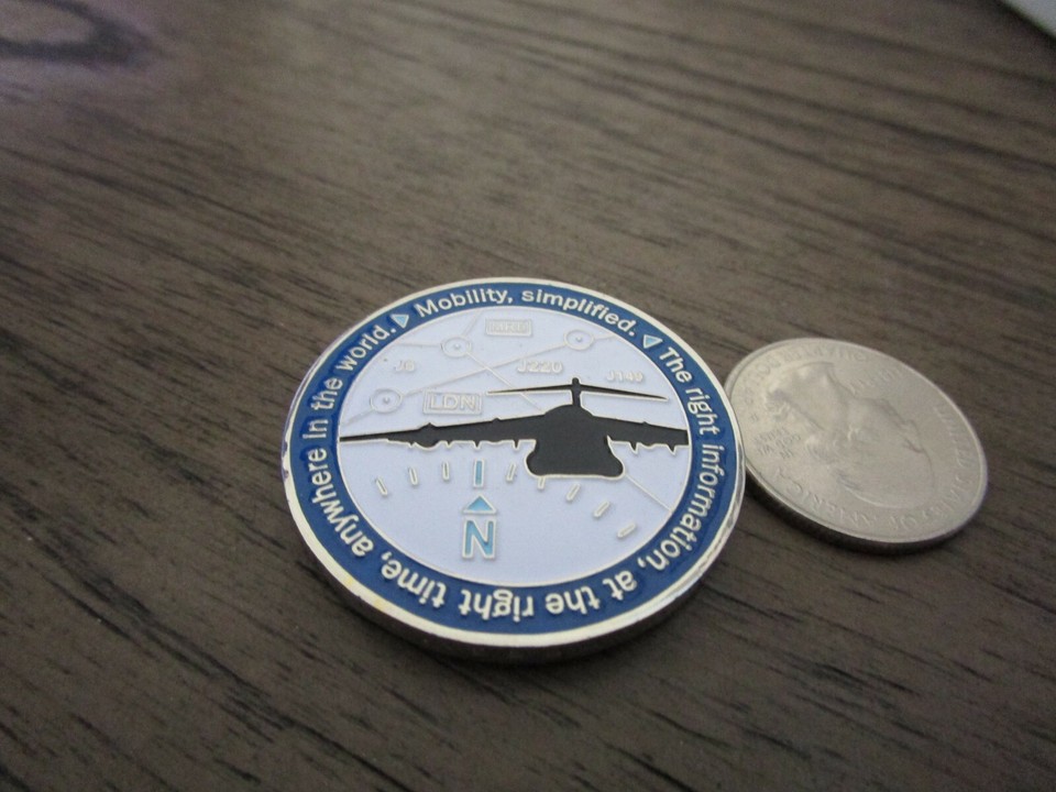 Jeppesen Boeing The Right Information At The Right Time Challenge Coin ...