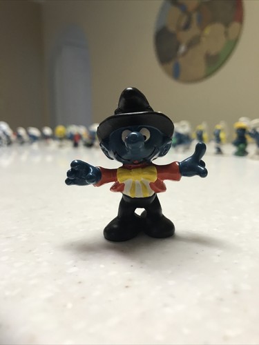 Smurfs 40217 Photographer Smurf Camera Vintage Toy Figure PVC Figurine ...
