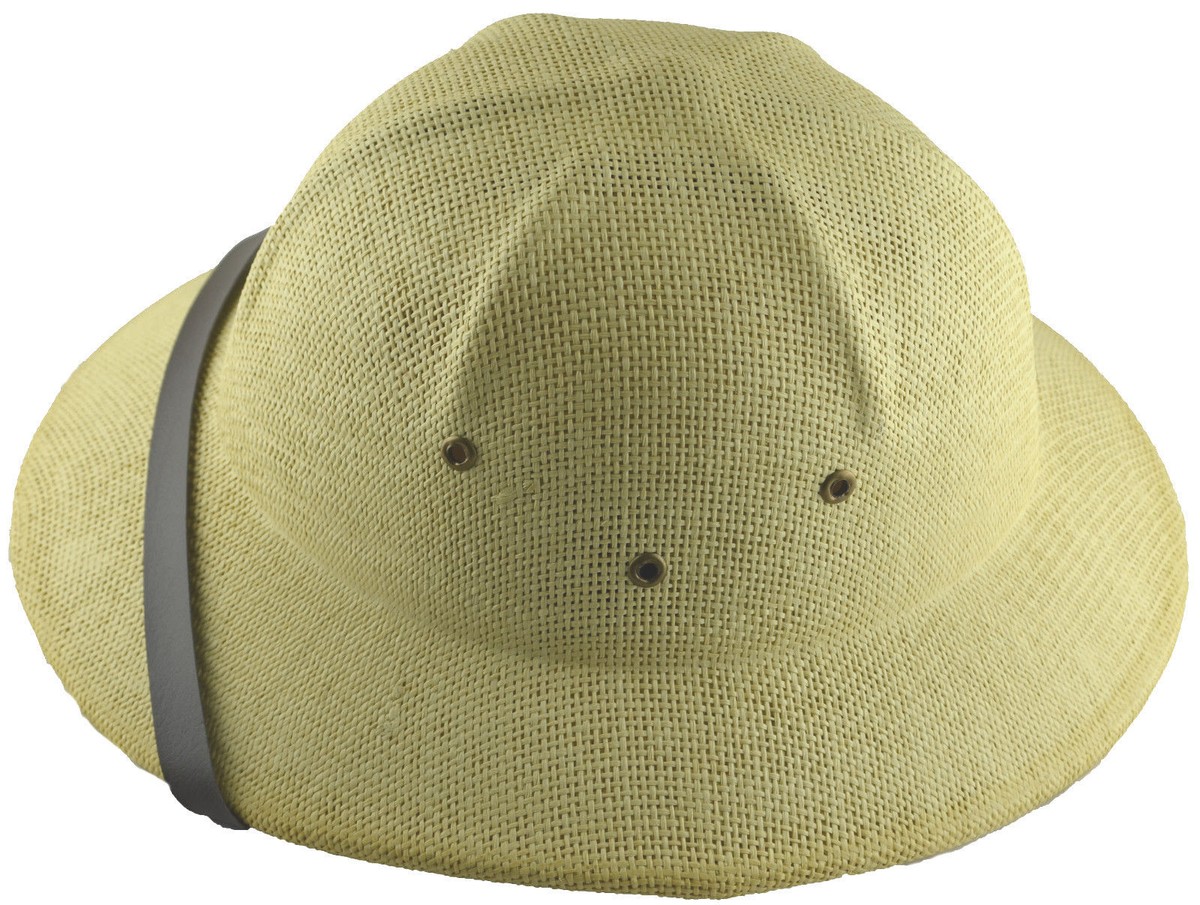 Straw Pith Helmet