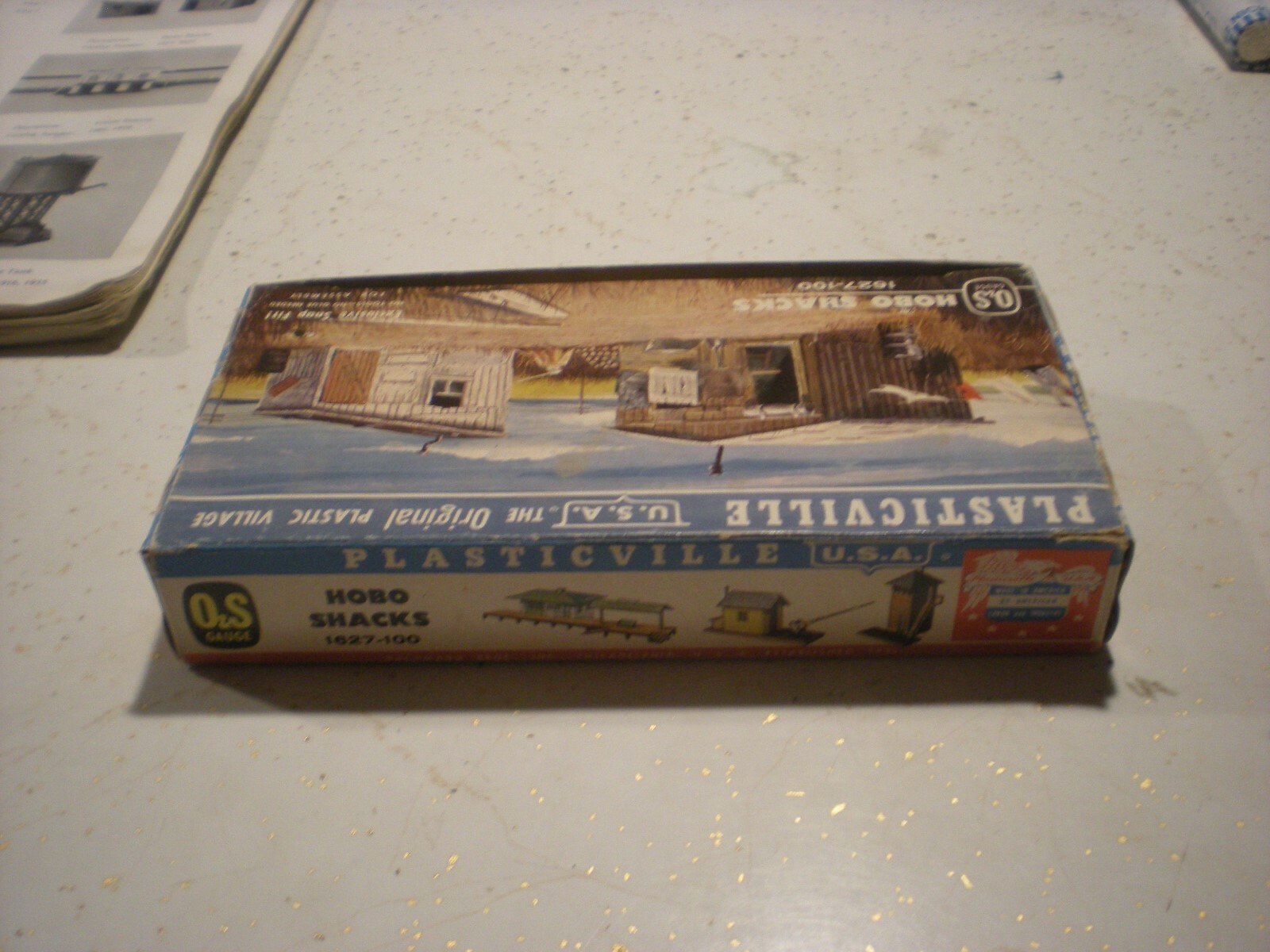 plasticville 1627-100 marble hobo shack ** MINT BOX ** | eBay