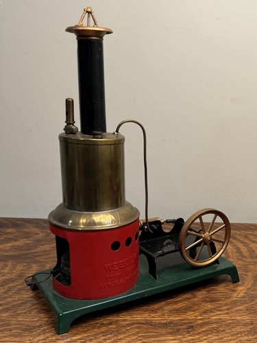 Vintage WEEDEN Vertical Live Steam ENGINE Model Toy with Pan 1930’s | eBay