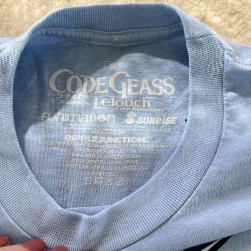 Code Geass Shirt Size Small Knightmare Frames Blue Long Sleeve | eBay