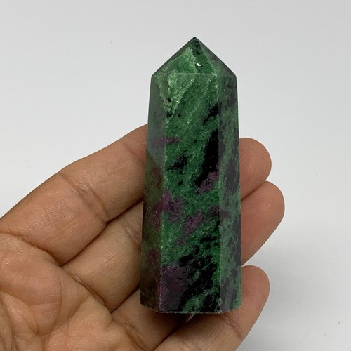 93.5g, 2.8"x1", Natural Ruby Zoisite Tower Point Obelisk @India, B31431 | eBay