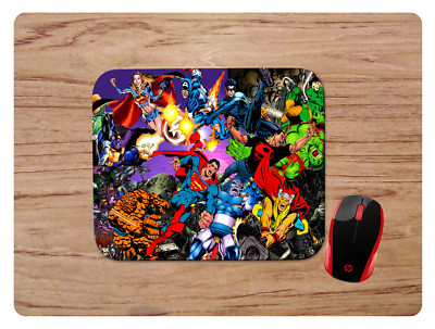 MARVEL VS DC COLLAGE MOUSEPAD MOUSE PAD HOME OFFICE GIFT DESIGN 2 | eBay