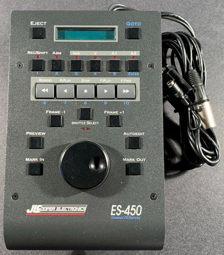 JLCooper ES-450 J2 RS-422 Dual Channel Jog/Shuttle Remote, No Power ...