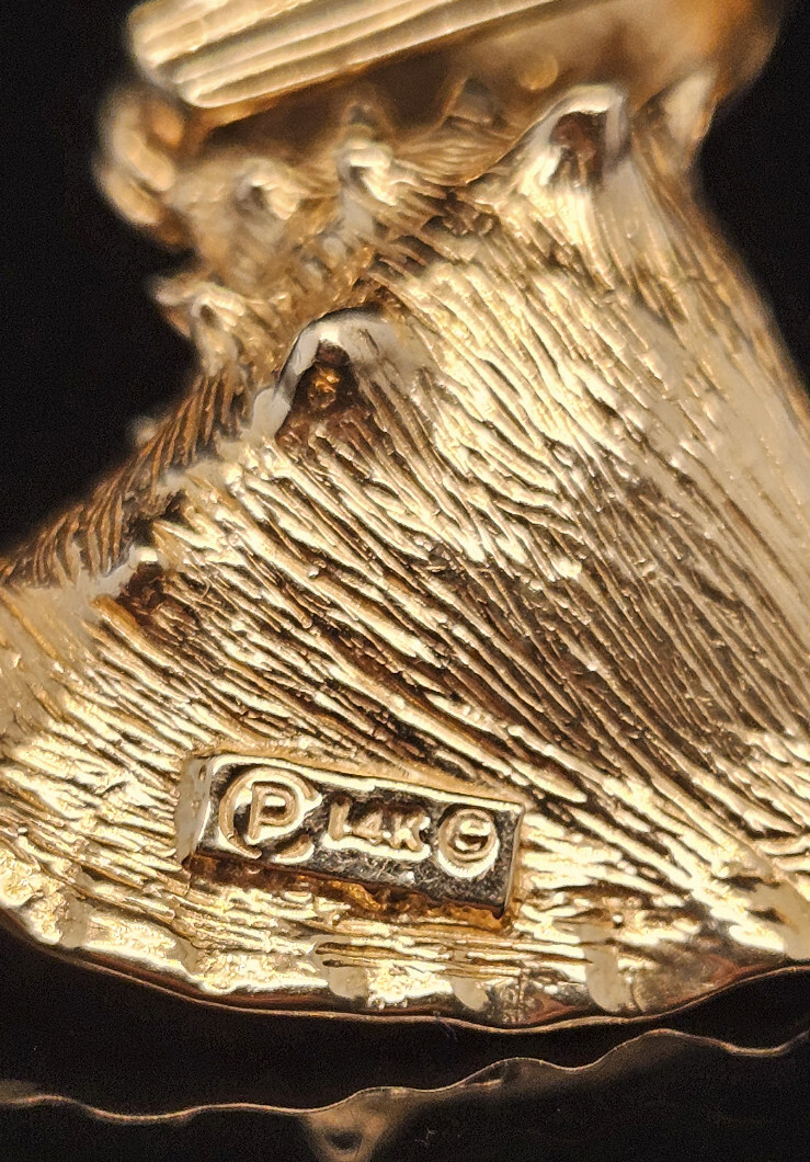 Peter Costello CONCH SHELL Porcelain Enamel Charm Pendant Large 15gr | eBay