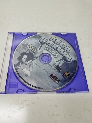 Sega Superstars Tennis (Nintendo Wii, 2008) disc in jewel case tested ...