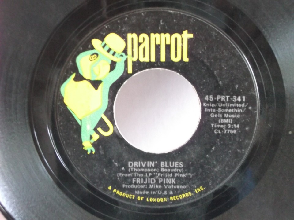 Frijid Pink,Parrot 341,"House of The Sun",US,7"45,1969 hard rock hit ...