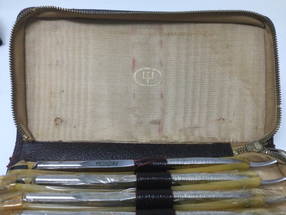 ED. WUSTHOF SOLINGEN DREIZACK STANDARD 5/8 STRAIGHT RAZOR 1933 7 DAY ...