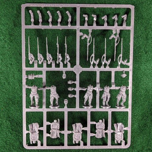 Franco-Prussian War French Infantry Advancing - 1 sprue - 5 figs Perry ...