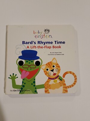 Baby Einstein Bard’s Rhyme Time A Lift The Flap Book | eBay