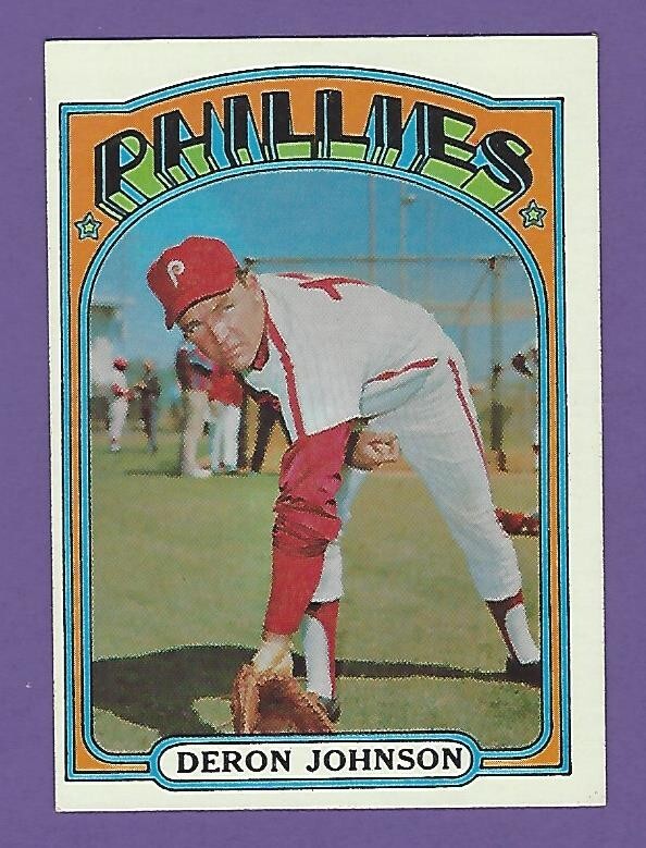 1972 Topps - #167 Deron Johnson - Philadelphia Phillies - ExMt+ | eBay