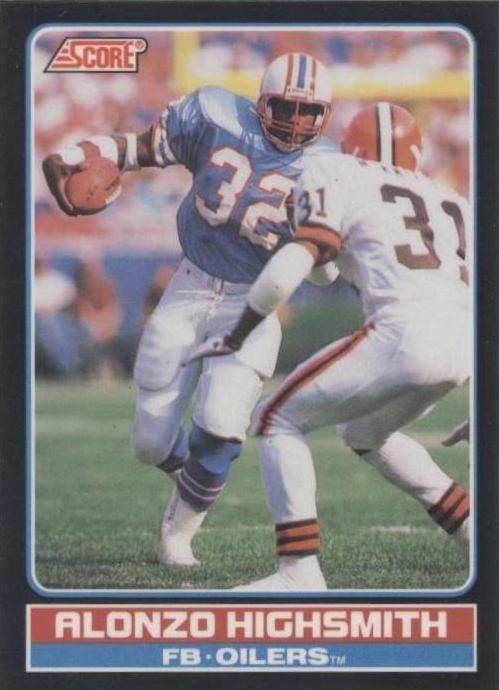 1990 Score - Mail in Young Superstars Alonzo Highsmith #28 for sale ...