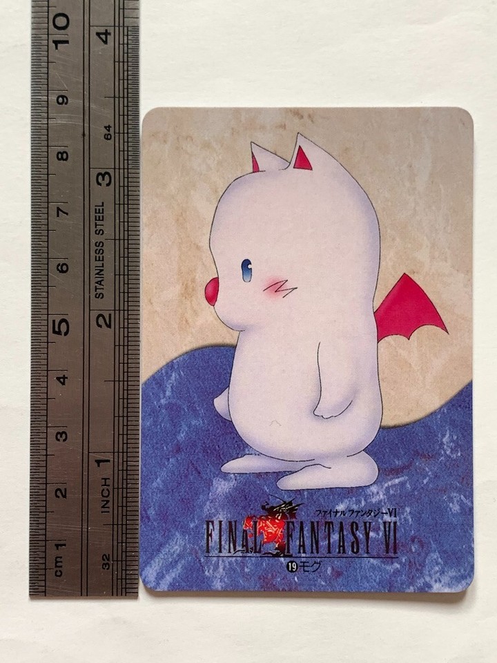 Mog FINAL FANTASY VI FF6 SQUARE ENIX japanese 1994 card Japan rare No ...