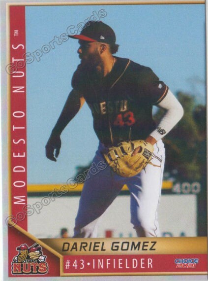 2021 Modesto Nuts Dariel Gomez RC Rookie Seattle Mariners DR | eBay