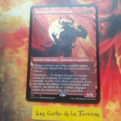 Carte Magic : Moraug furie d'akoum (aggro/toucheterre) FR/mythic foil ...