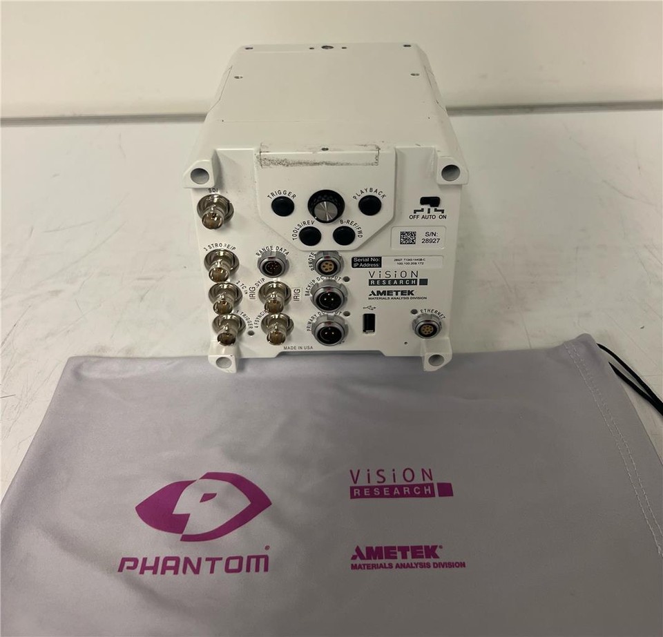 Ametek Phantom T1340 Color, F-Mount- 144GB- 1GBE- 12-BIT-1US Used w ...