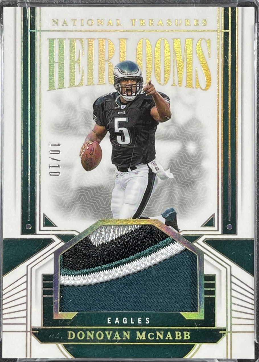 2023 Panini National Treasures - HEIRLOOMS Donovan McNabb #HEI-DMC Holo Gold /10 (MEM) for sale ...