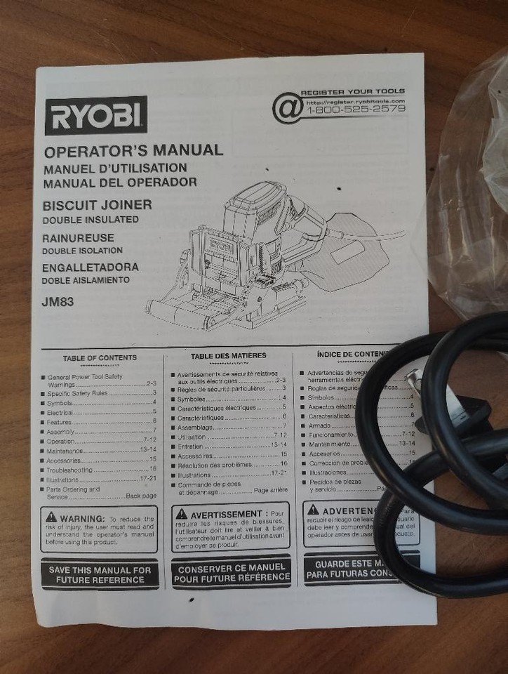 Ryobi Biscuit Joiner Kit 33287171828| eBay