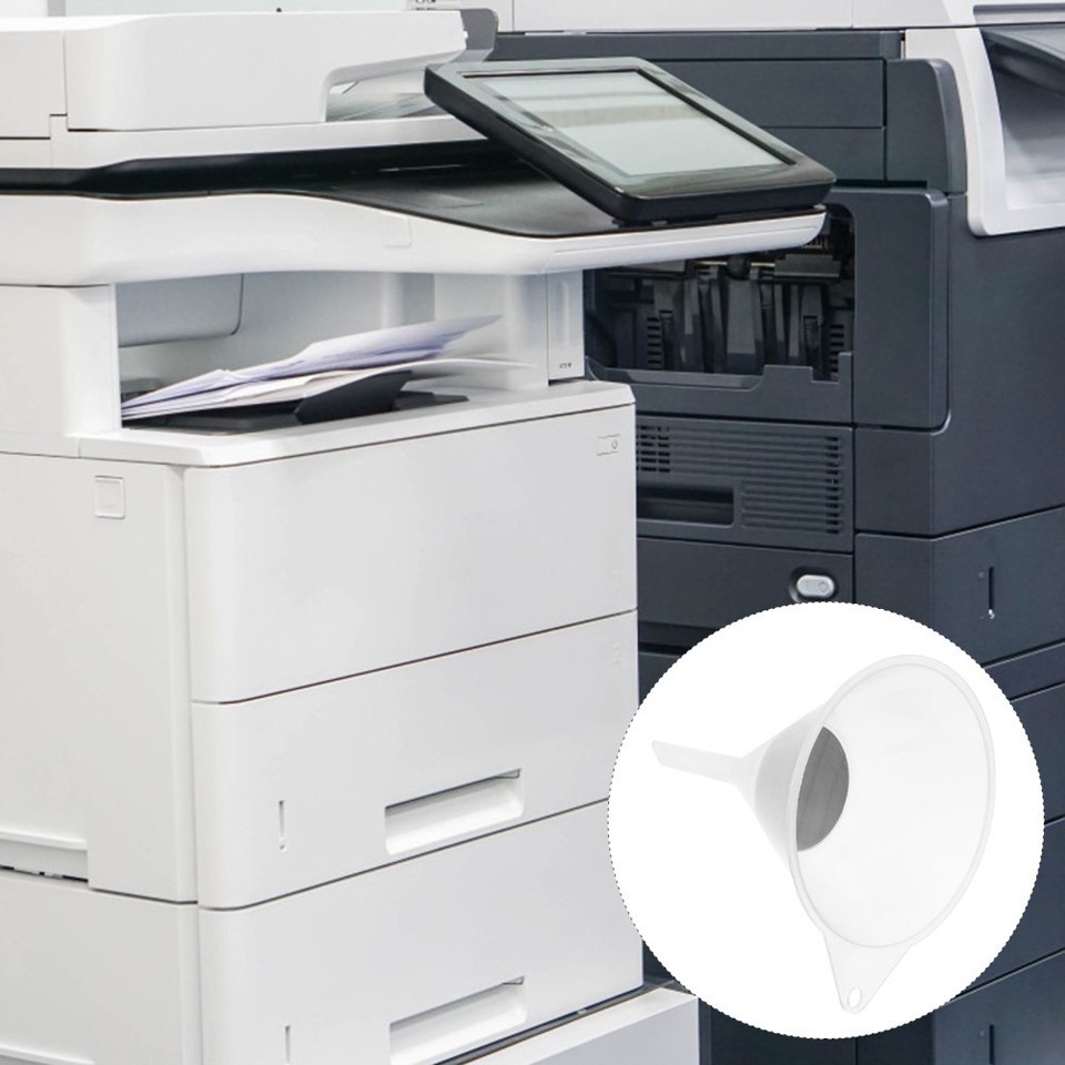 2 Pcs Printer Fritting Printing Accessories Funnel Plastic Filter Mini ...